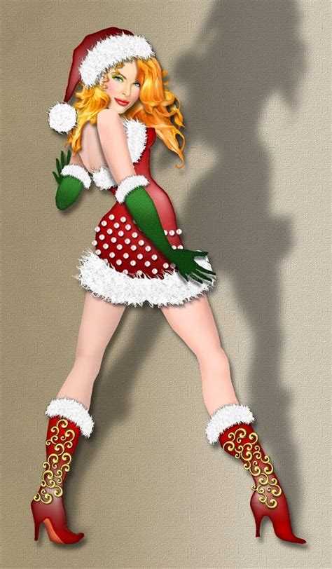 Santa S Helper Stock Illustration Illustration Of Woman 3650900