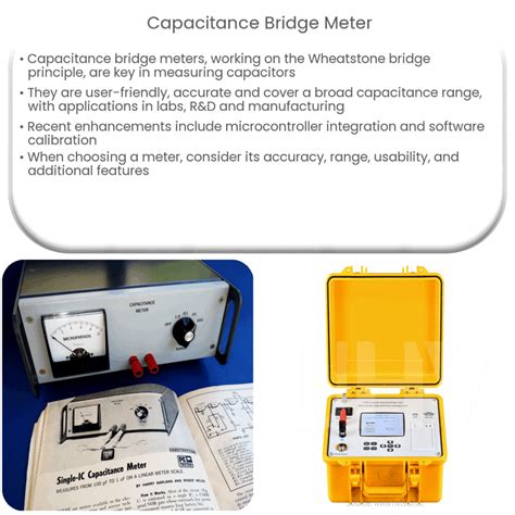 Capacitance Bridge Meter Electricity Magnetism