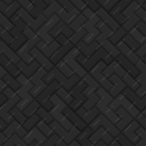 Premium Vector Abstract Seamless Pattern Made Of Tetris Blocks In Black Colors