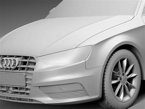 Audi A3 5 Door 2014 3d Model By Squir