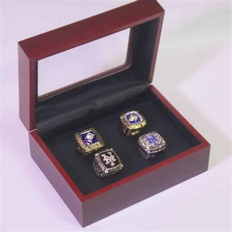 4 New York Mets World Series Rings Set Championship Rings Store