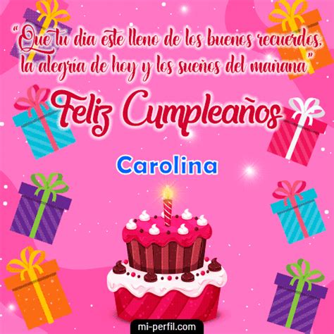 🎂feliz Cumpleaños Hermana Carolina