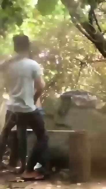Babefriend Sex Girlfriend In Park Outside Sex