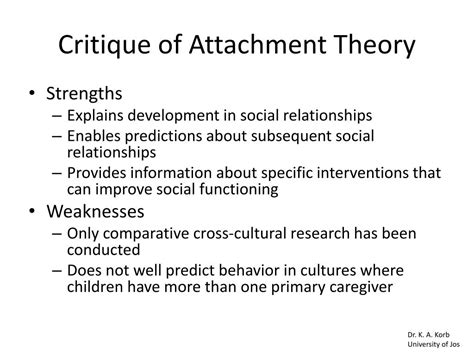 PPT Attachment Theory PowerPoint Presentation Free Download ID