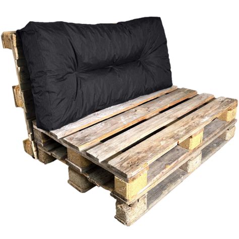 Coussin Palette En Polyester Bananair 120x60 Cm Noir Leroy Merlin
