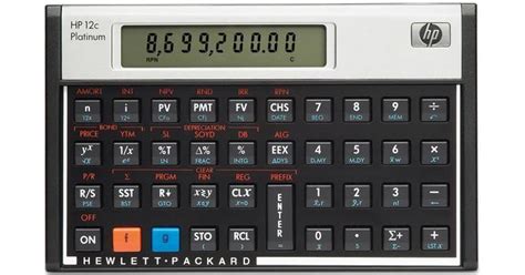 Hp 12c 12c Aba Financial Programmable Calculator • Price