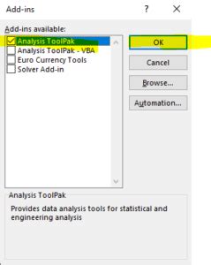 How To Fix Data Analysis Not Show Up In Excel