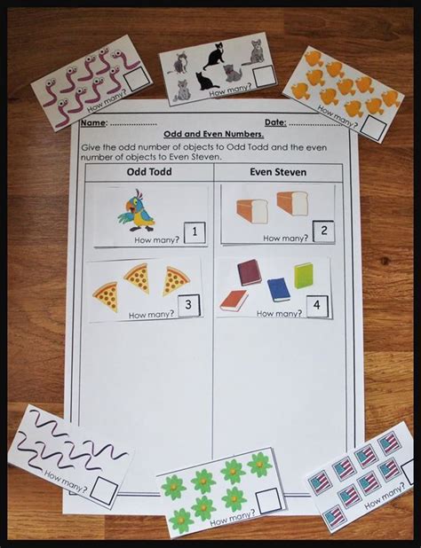 Free Odd Even Activities