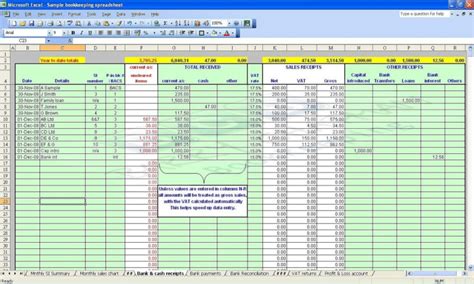 Vat Spreadsheet Template — Db