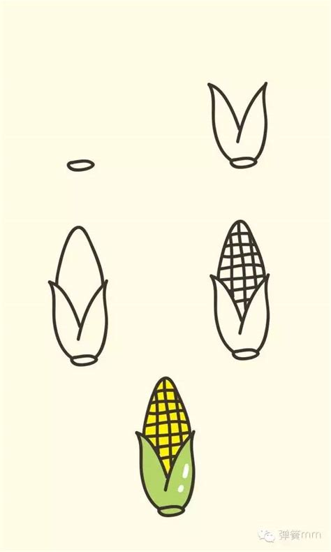 青菜水果简笔画 青菜简笔画简单 青菜简笔画怎么画 第3页 大山谷图库