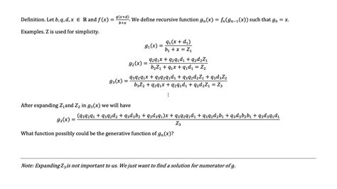 closed form of a challenging recursive function r askmath