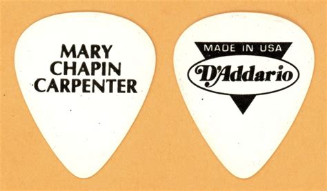 Mary Chapin Carpenter Vintage Guitar Pick 2001 Time Sex Love Tour