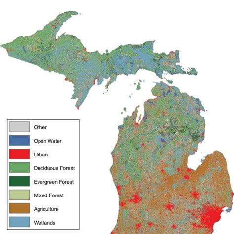 Stream Classification Map Of Michigan Showing Locations Of Three Download Scientific Diagram