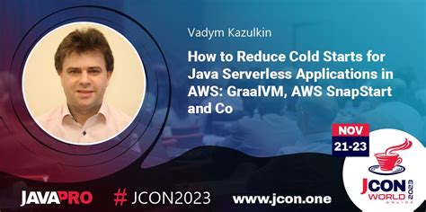 Javapro On Linkedin Jcon Graalvm Aws Snapstart Java Popular