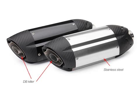 36 51mm 범용 오토바이 배기 머플러 파이프 먼지 구덩이 자전거 스쿠터 Mivv 요시무라 혼다 R1 R3 Fz6 Nmax Mt07 Db 킬러 바이크 범용 머플러 파이프