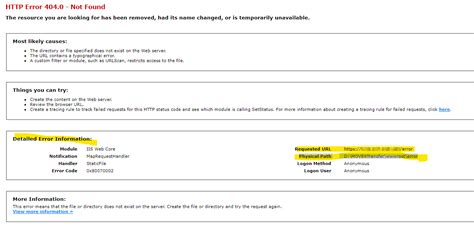 How To Disable The Web Error Message Containing Physical Path Progress Community