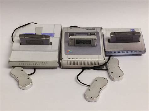 Nintendo Super Nes Super Famicom Video Game Console Papercraft