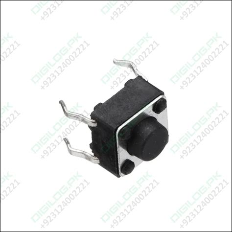 6x6x5mm 4 Pin Dip Tactile Momentary Push Button Switch Digilog Pk