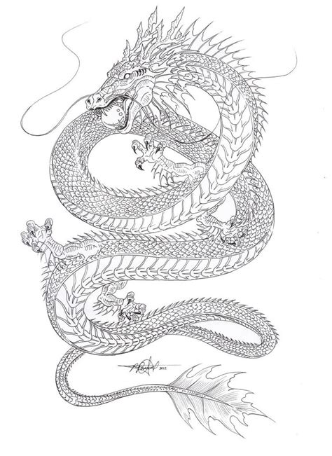 150 Best Chinese Dragon Tattoo Designs With Meanings Chinesische