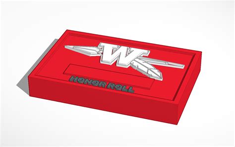 3d Design Plaque Tinkercad