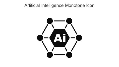 Artificial Intelligence Monotone Icon In Powerpoint Pptx Png And Editable Eps Format PPT Sample