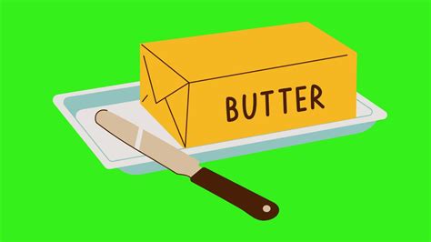 Butter D Animated Video Stock Video At Vecteezy