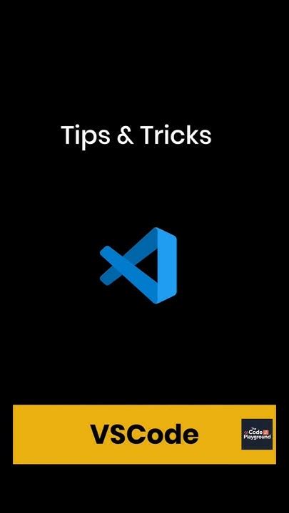 Top Vs Code Tips And Tricks You Should Know ⚡coding Shorts Youtube