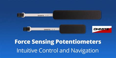 Force Sensing Potentiometers Report Touch Position Variable Force Electronic Salesmasters
