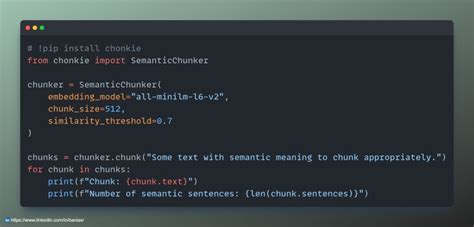 banias baabe on linkedin having a great chunking library without installing 500 mb of…