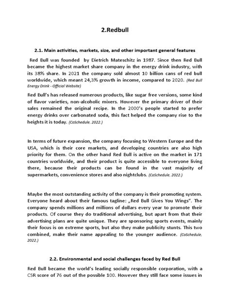 Ems Assignment Redbull Pdf