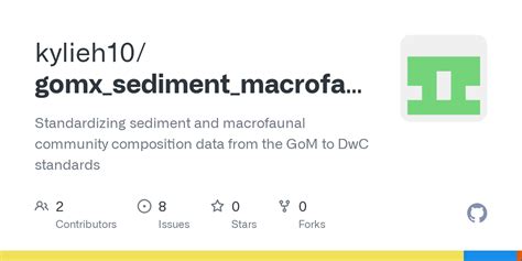 Github Kylieh10 Gomx Sediment Macrofauna Standardizing Sediment And Macrofaunal Community