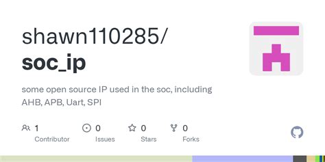 GitHub Shawn Soc Ip Some Open Source IP Used In The Soc Including AHB APB Uart SPI