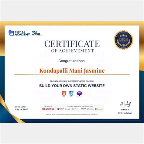 Nxtwave Learning Html Css Mani Jasmine Kondapalli