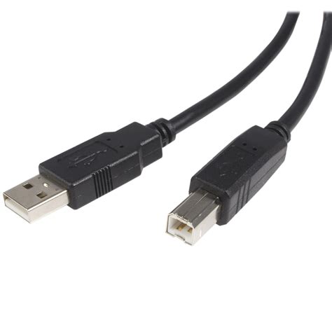 Startech 6ft Black Usb 20 Usb A To Usb B Printer Cable M