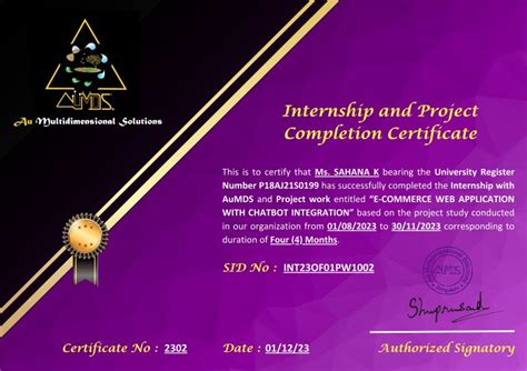 Sahana K On Linkedin Internshipcompletion Professionaldevelopment Fullstackdevelopment