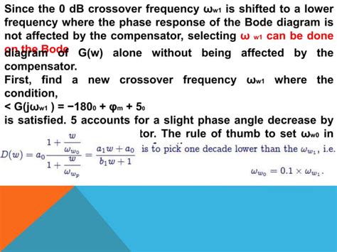 Lag Lead Compensator Design In Frequency Domain 7th Lecture Pptx