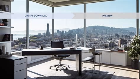 Zoom Virtual Background San Francisco Professional Office Backgrounds