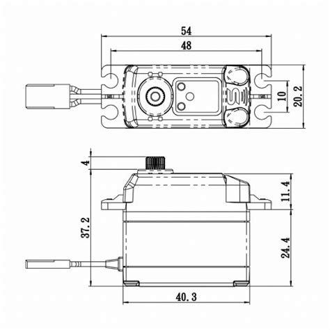SAVOX HV BLACK EDITION STD DIGITAL SERVO 26KG 7 4V LIPO SAV SC1268SGB West London Models