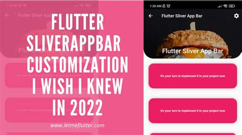 Flutter Sliverappbar Customization Easy Guide Let Me Flutter