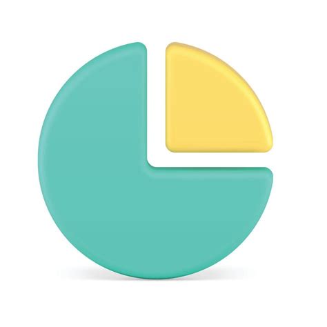 Business Analyzing Chart Pie Graph With Segment Accounting Data Checking 3d Icon Realistic