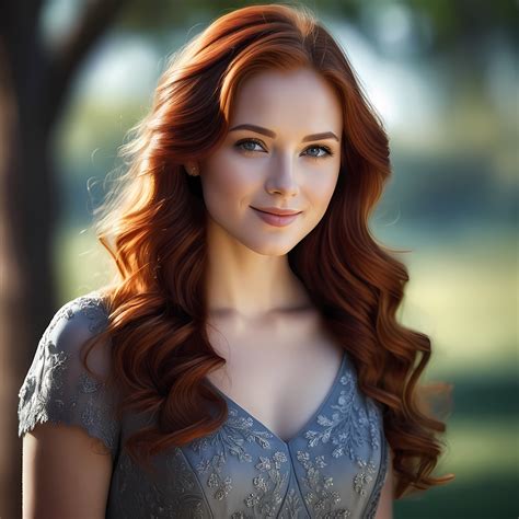 Download Ai Generated Woman Redhead Royalty Free Stock Illustration