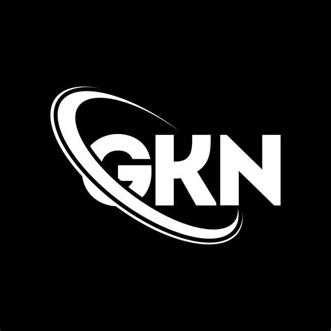 Gkn Logo Gkn Letter Gkn Letter Logo Design Initials Gkn Logo Linked With Circle And Uppercase