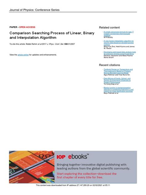 Comparison Searching Process Of Linear Binary And Interpolation