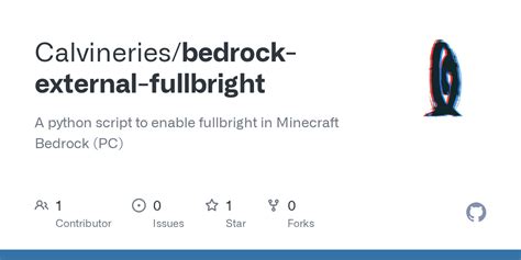 Github Calvineriesbedrock External Fullbright A Python Script To Enable Fullbright In