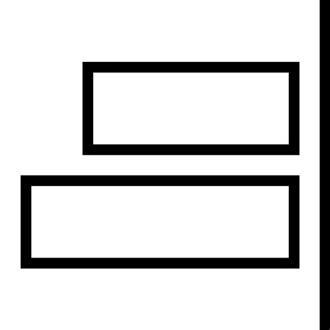 Horizontal Align Right Vector Svg Icon Svg Repo