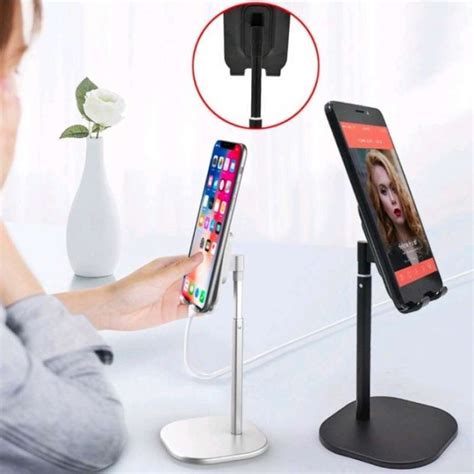 Jual G1 Liftable Foldable Phone Holder Stand Hp Di Meja Folding Desktop