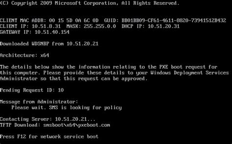 Sccm 2012 Cant Boot From Pxe 0xc0000001 Configuration Manager 2012 Windows