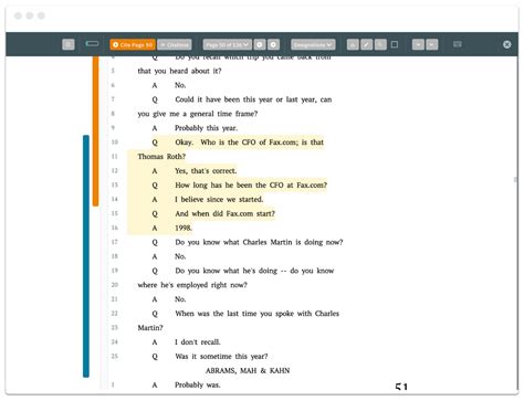 Deposition And Transcript Management Software Casefleet