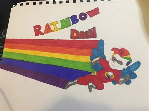 Cursed Rainbow Dash R Mlplounge