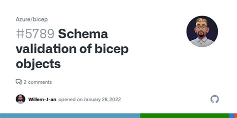 Schema Validation Of Bicep Objects · Issue 5789 · Azurebicep · Github